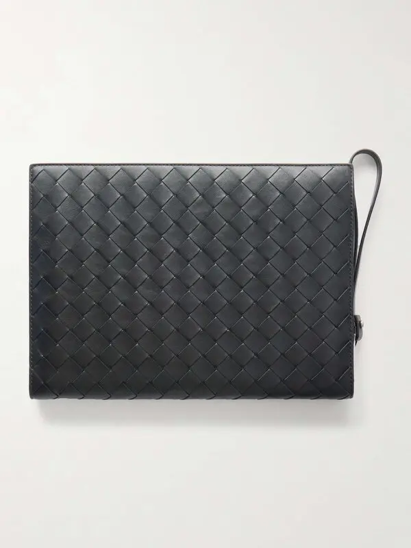 Bottega Veneta Intrecciato Leather Pouch