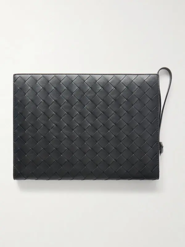 Bottega Veneta Intrecciato Leather Pouch