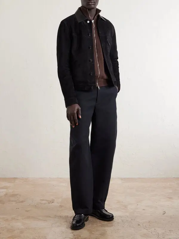 Givenchy Leather Jacket With Asymmetrical Pockets