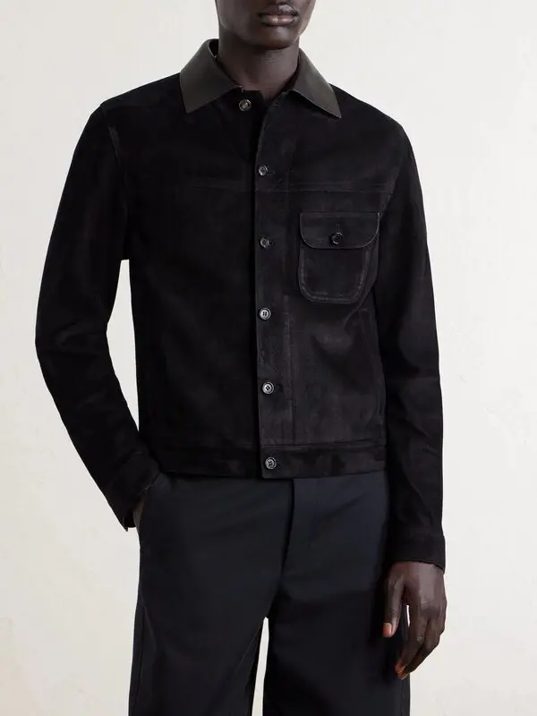 Givenchy Leather Jacket With Asymmetrical Pockets