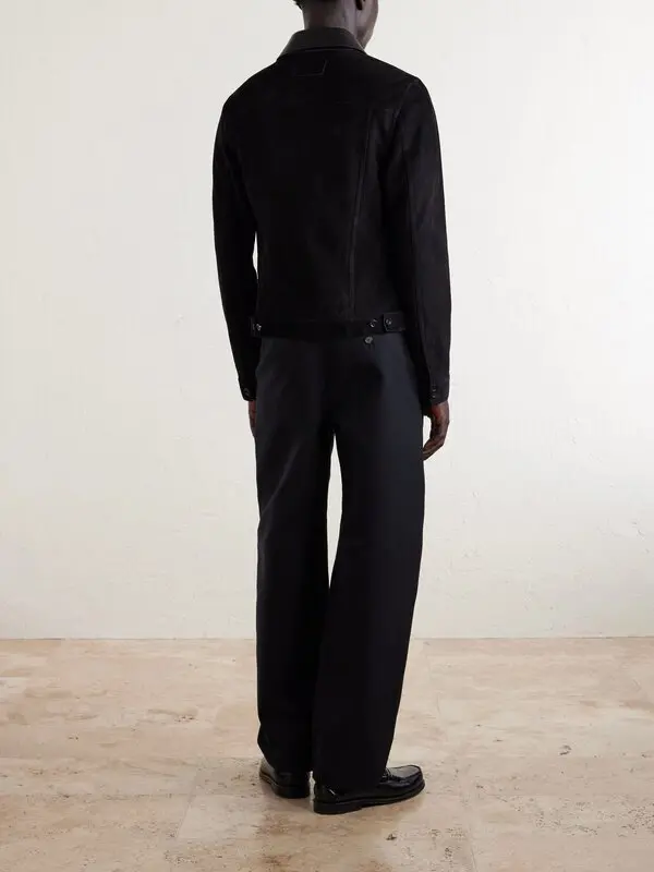 Givenchy Leather Jacket With Asymmetrical Pockets