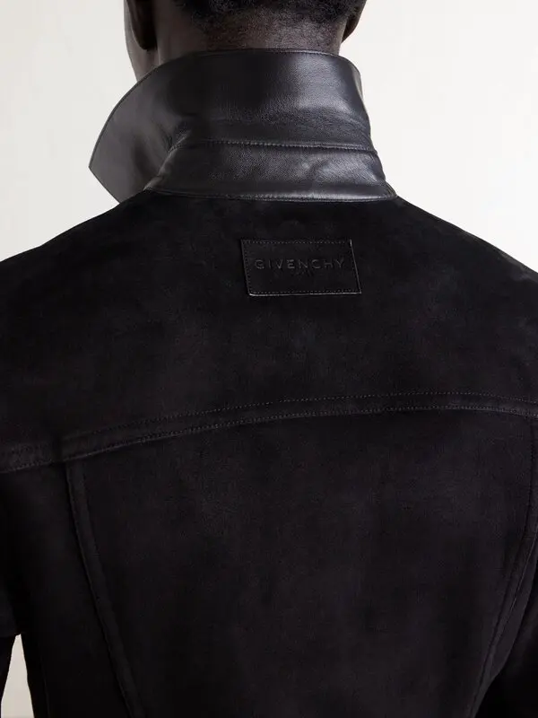 Givenchy Leather Jacket With Asymmetrical Pockets