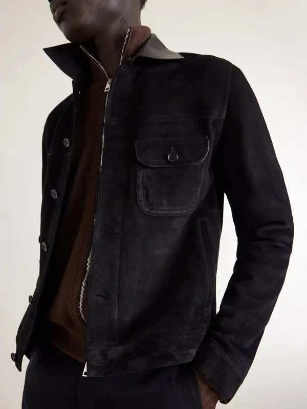 Givenchy Leather Jacket With Asymmetrical Pockets
