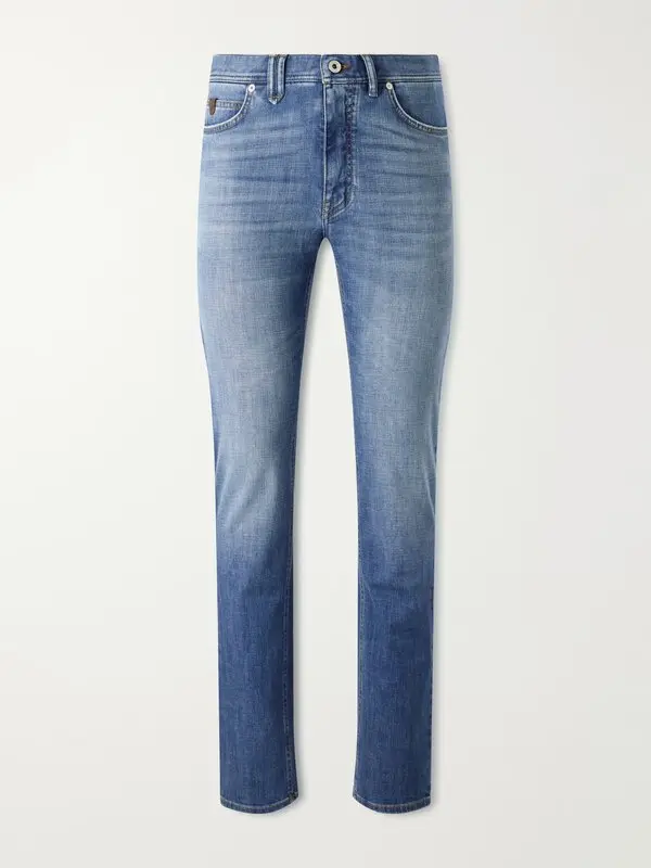 Brioni Meribel Straight-leg Jeans - Blue