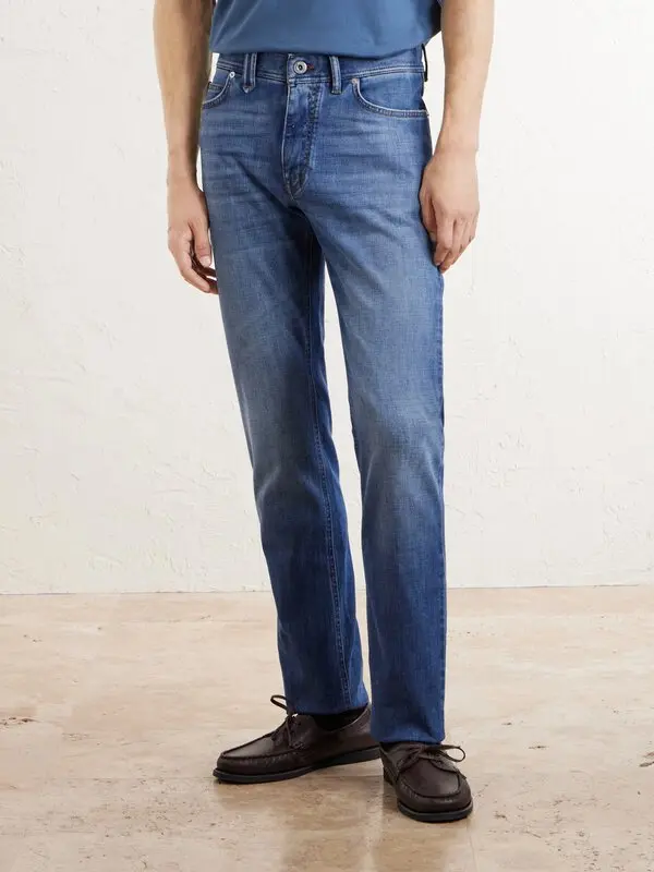 Brioni Meribel Straight-leg Jeans - Blue