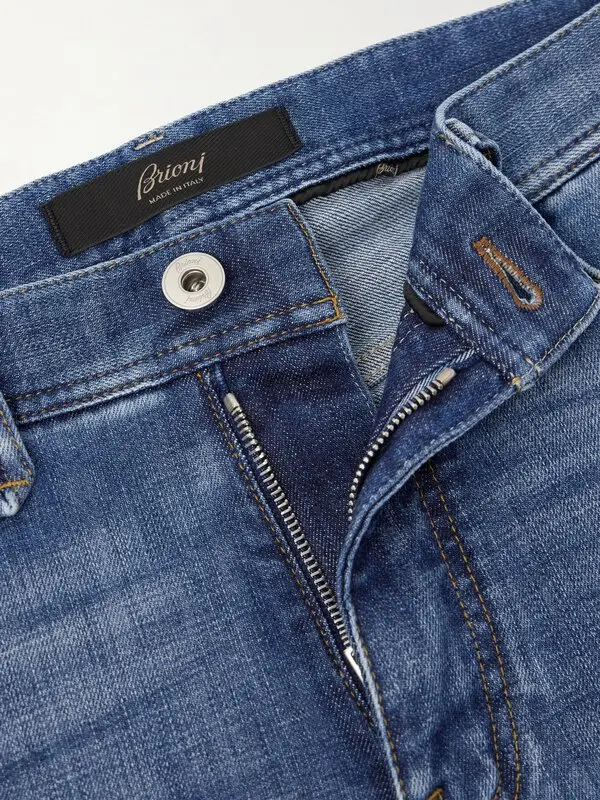 Brioni Meribel Straight-leg Jeans - Blue