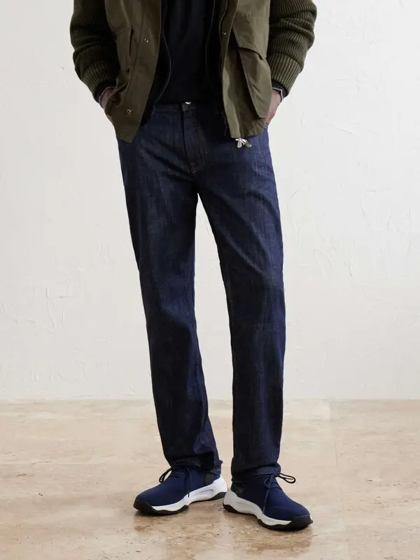 Berluti Shadow Logo-embroidered Sneakers