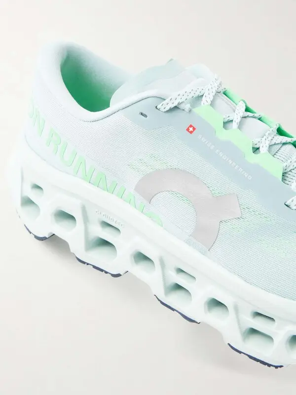 On Cloudmonster 3 Rubber-trimmed Stretch-knit Sneakers