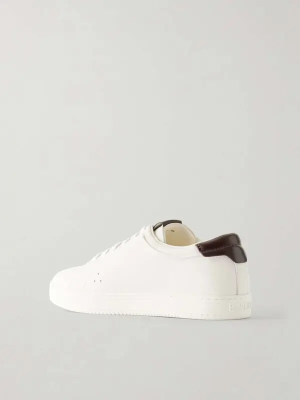 Berluti Logo-embossed Leather Sneakers