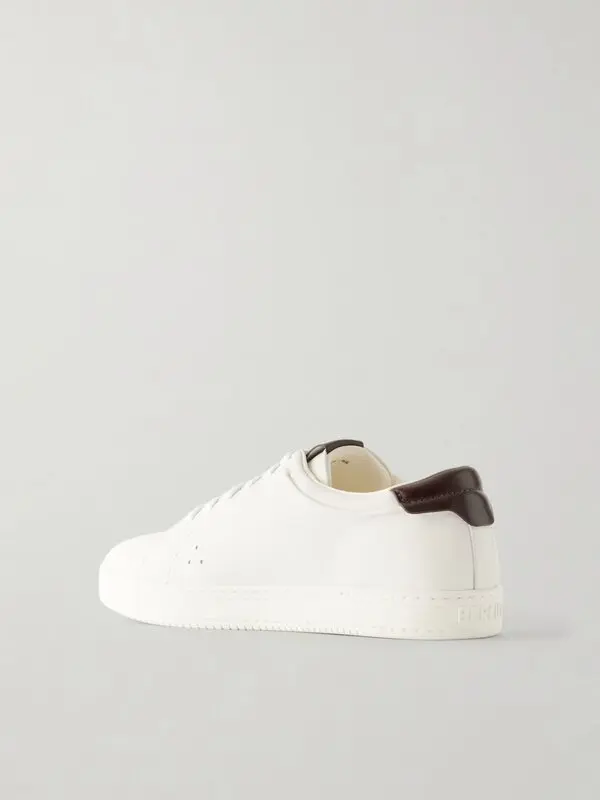 Berluti Logo-embossed Leather Sneakers