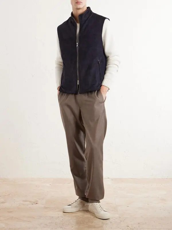 N.peal Belgravia Suede Gilet