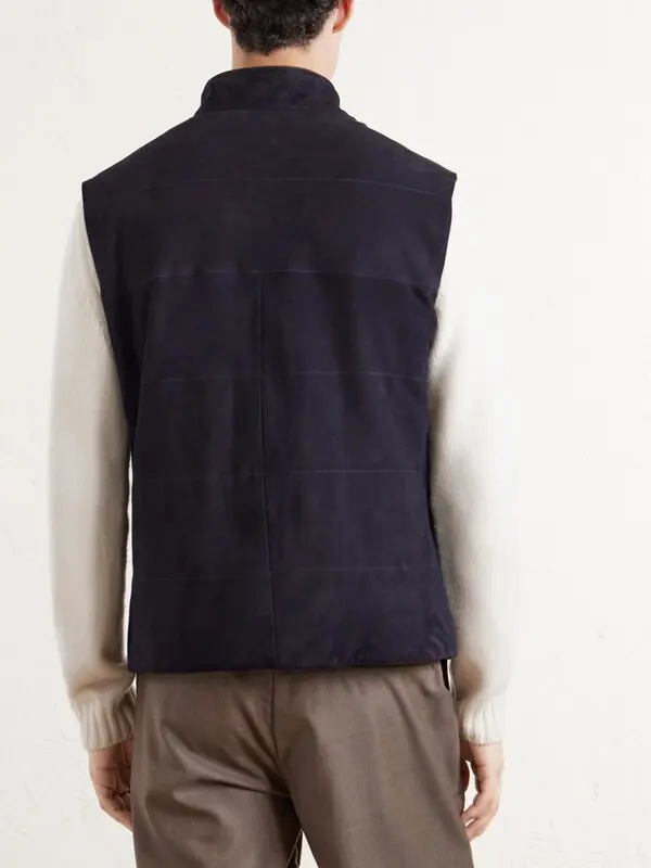N.peal Belgravia Suede Gilet