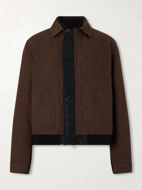 Sacai Reversible Nylon Bomber Jacket