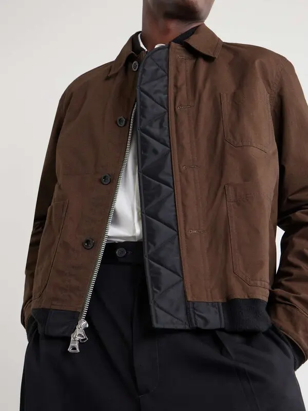 Sacai Reversible Nylon Bomber Jacket