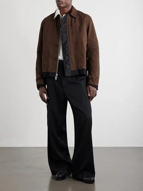 Sacai Reversible Nylon Bomber Jacket