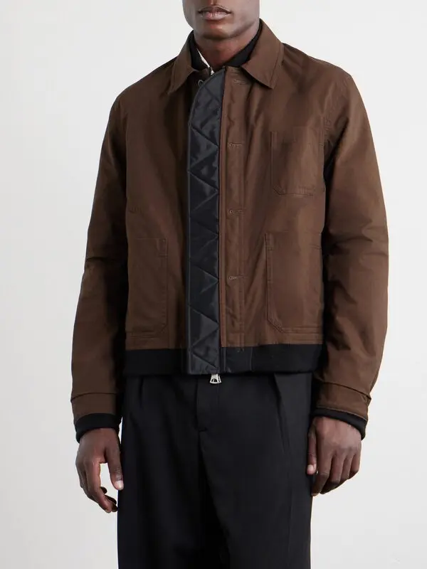 Sacai Reversible Nylon Bomber Jacket