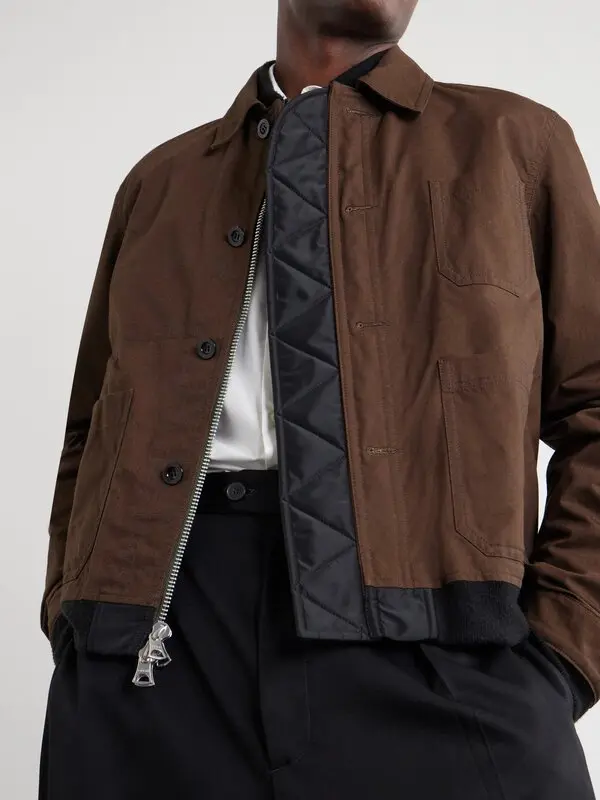 Sacai Reversible Nylon Bomber Jacket