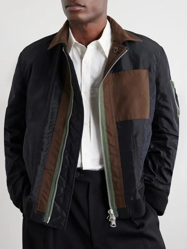 Sacai Reversible Nylon Bomber Jacket