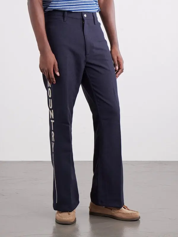 Kapital Daddy's Ox' Flared Twill Trousers