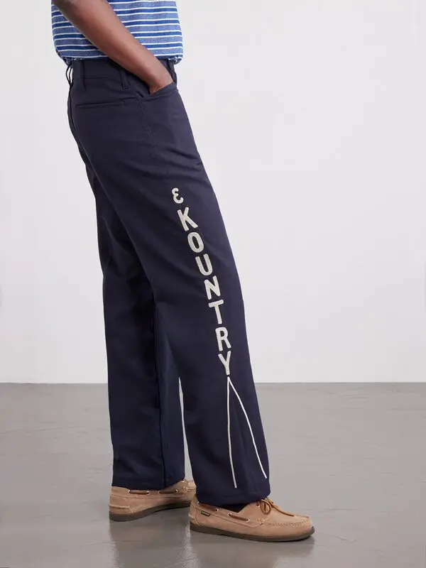 Kapital Daddy's Ox' Flared Twill Trousers