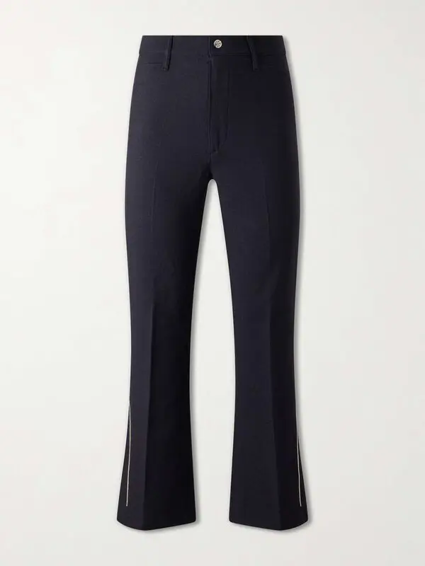 Kapital Daddy's Ox Flared Twill Trousers - Navy
