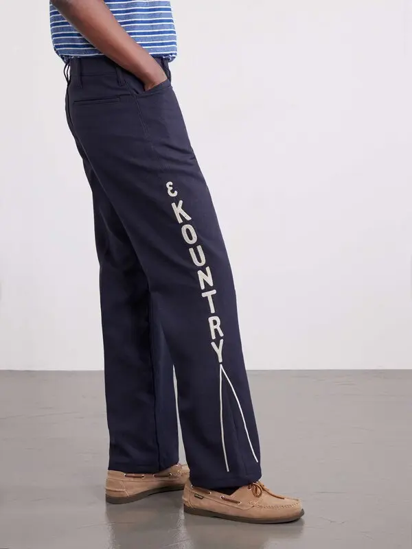 Kapital Daddy's Ox Flared Twill Trousers