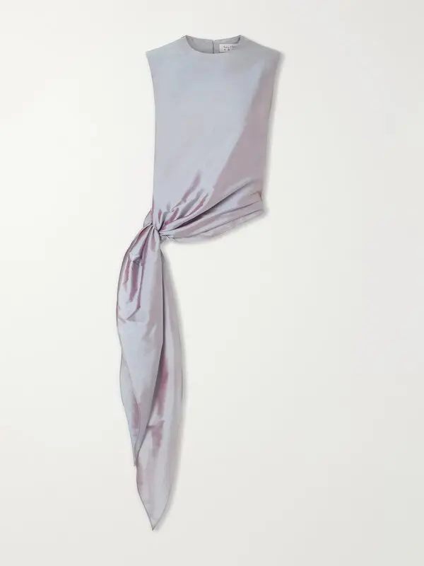 ABADIA Knotted Faille Top