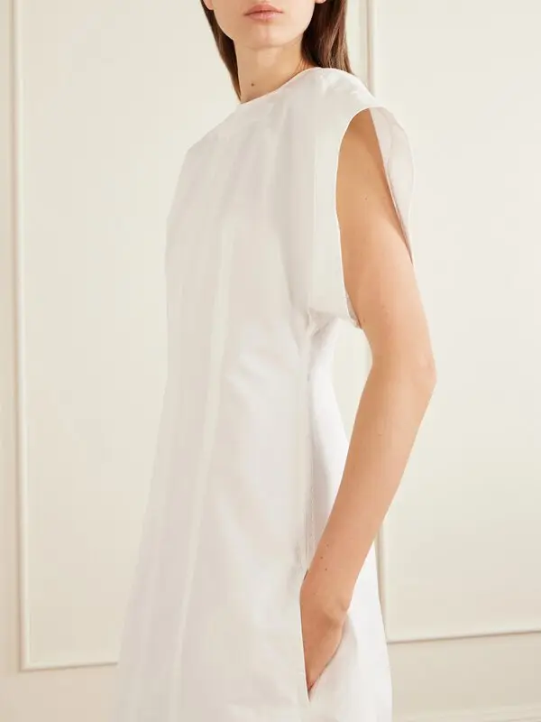 Bottega Veneta Cotton Poplin Midi Dress