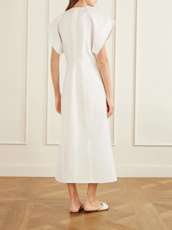 Bottega Veneta Cotton Poplin Midi Dress