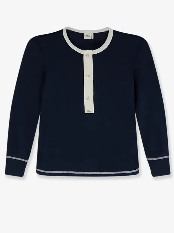 Chloé Cotton Sweater With Contrasting Inserts - Multicolor