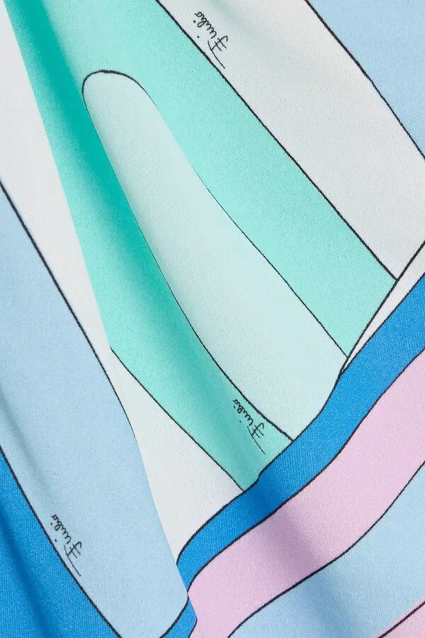 Emilio Pucci Printed Crepe Top