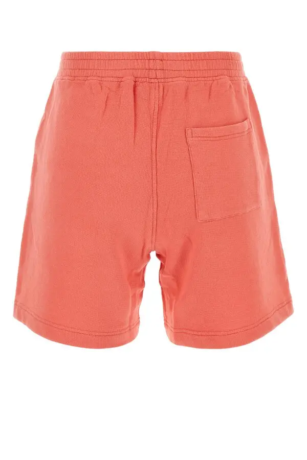 SPORTY & RICH Stretch Cotton Shorts With Embroidered Logo
