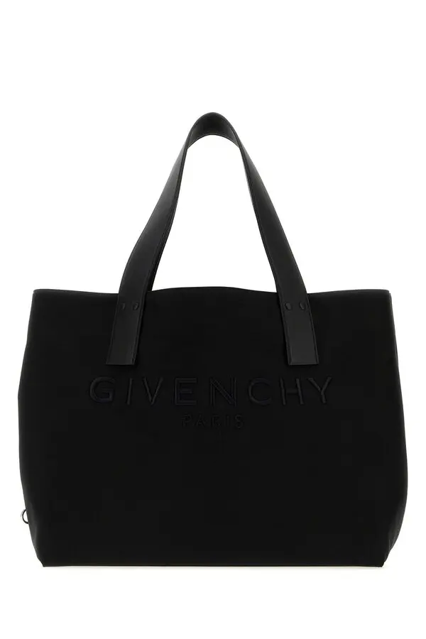 Givenchy Canvas Cargo Shopping Bag - Black