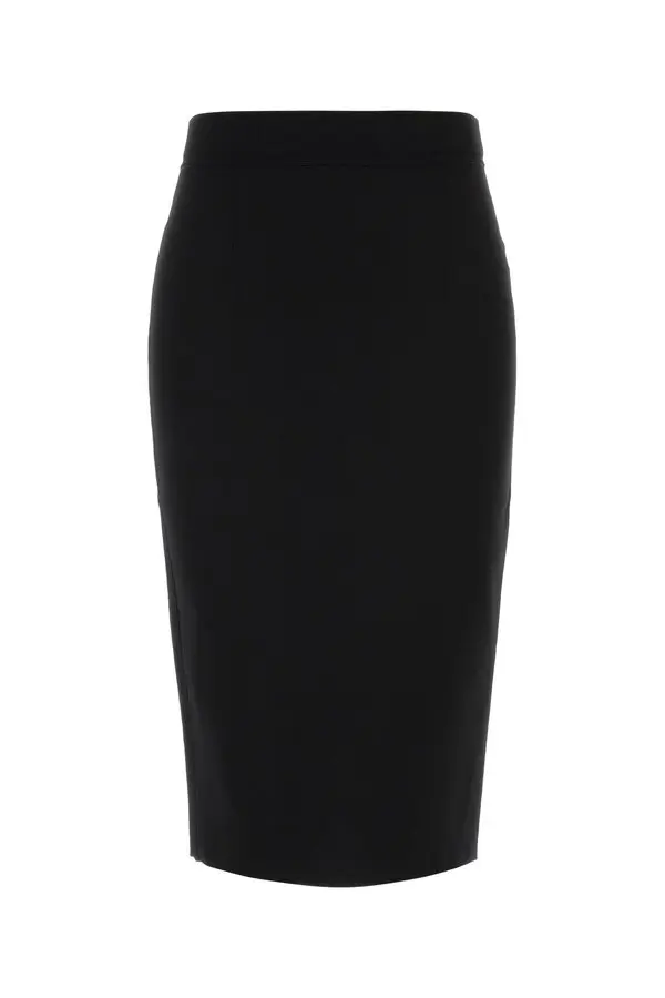 TOM FORD Stretch Viscose Blend Skirt - Black