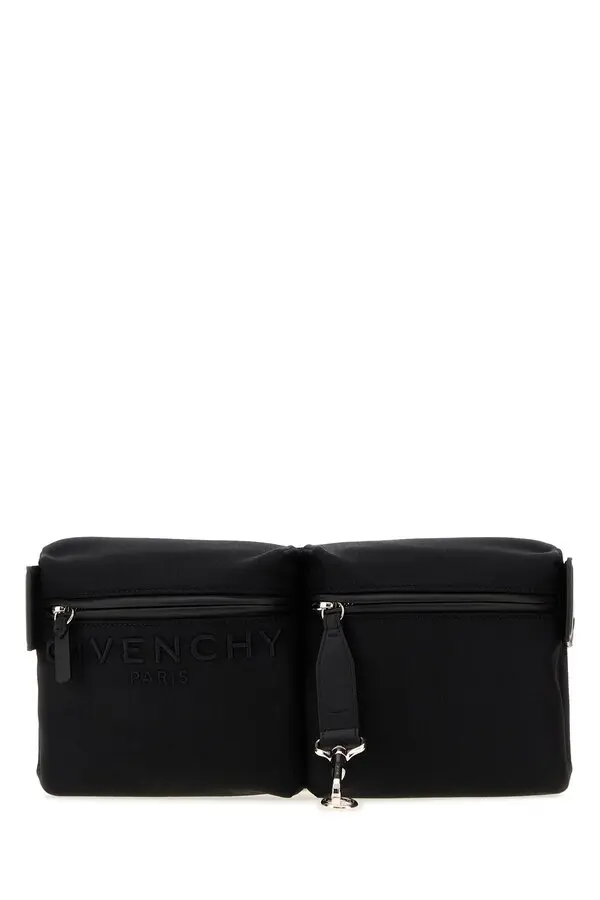 Givenchy Canvas Cargo Belt Bag - Black