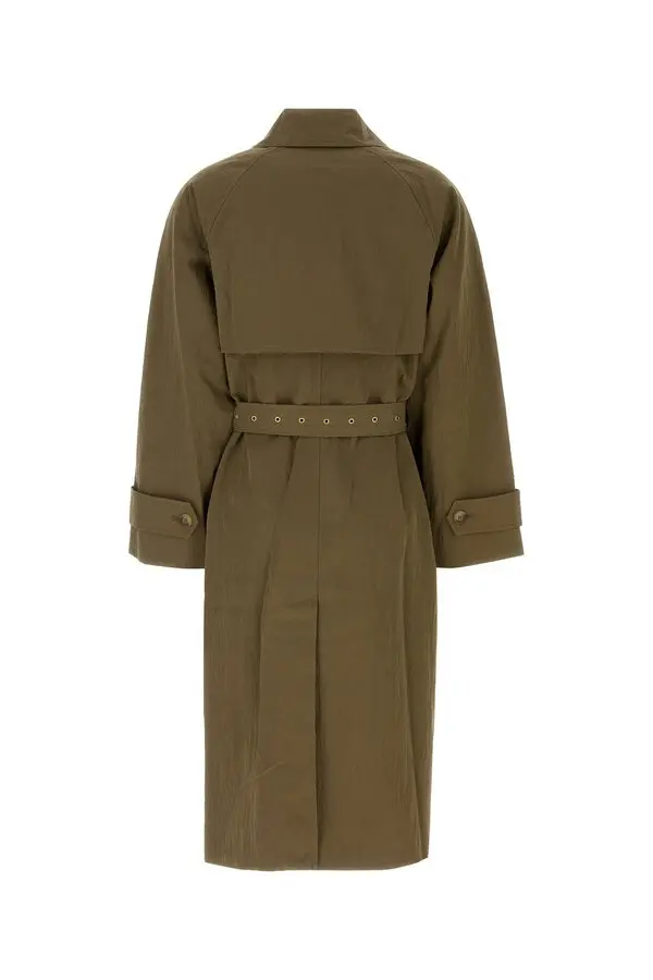 Michael Kors Army Cotton Blend Trench Coat