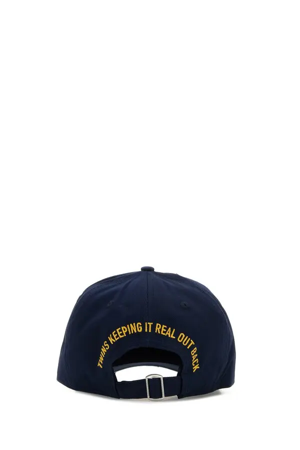 Dsquared2 Navy Cotton Baseball Cap
