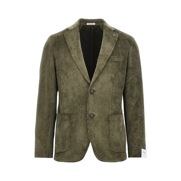 BRERAS Venezia Corduroy Single-breasted Jacket - Green
