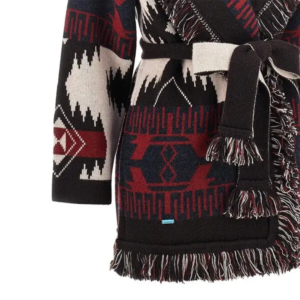 Alanui Icon Jacquard Wool Cardigan