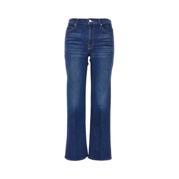 MOTHER Stretch Cotton Denim Jeans - Blue