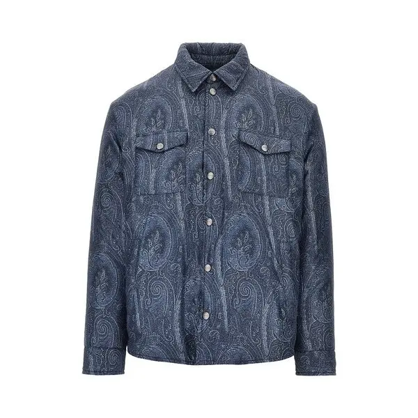 Etro Nylon Oveshirt With Paisley Print An