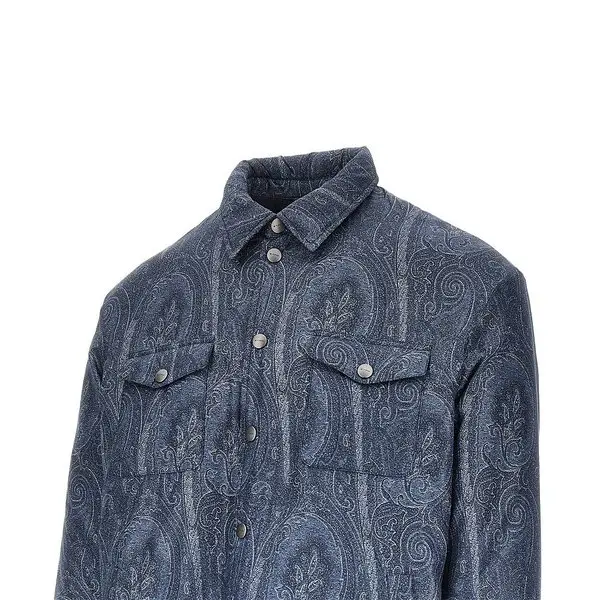 Etro Nylon Oveshirt With Paisley Print An