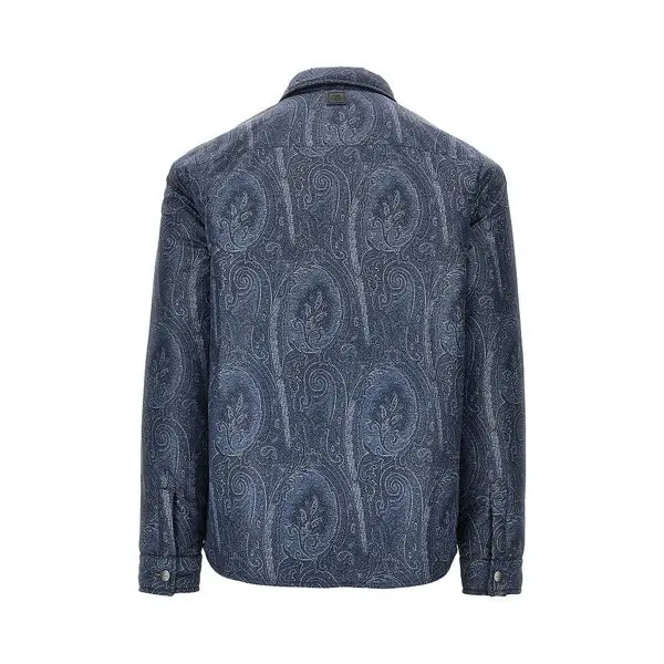 Etro Nylon Oveshirt With Paisley Print An