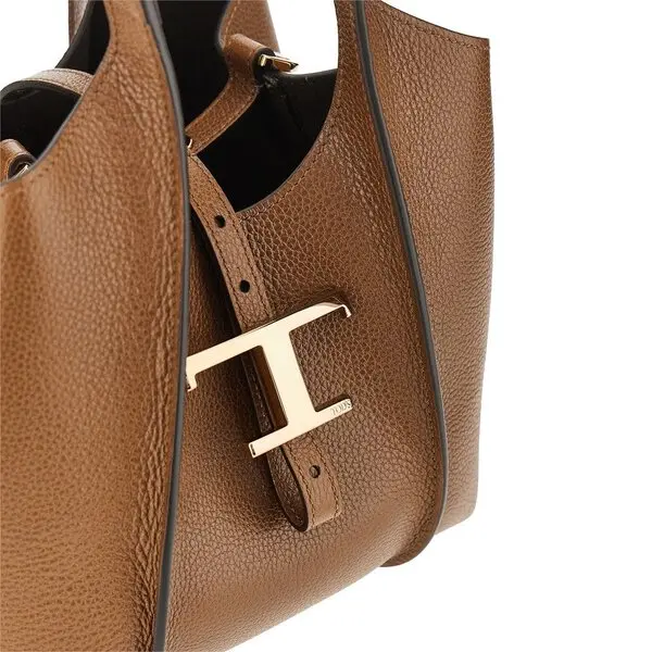 TOD'S Mini 't Timeless' Shopping Bag - Brown
