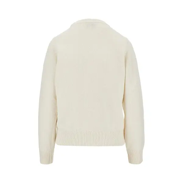 GANNI Raspberries' Wool-blend Sweater - White