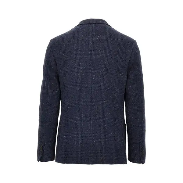Etro Mouliné Tweed Single-breasted Jacket - Blue