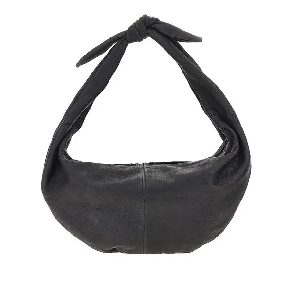 AUTENTICA 504 Adara Nappa Leather Medium Bag - Black