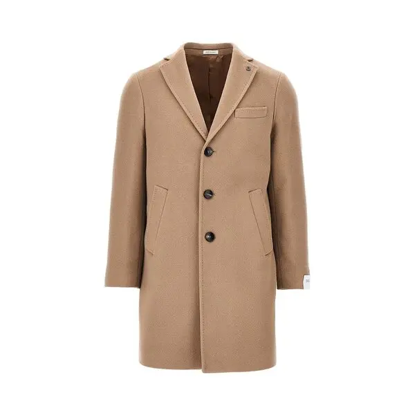 BRERAS Cashmere 'dublino' Short Coat - Beige