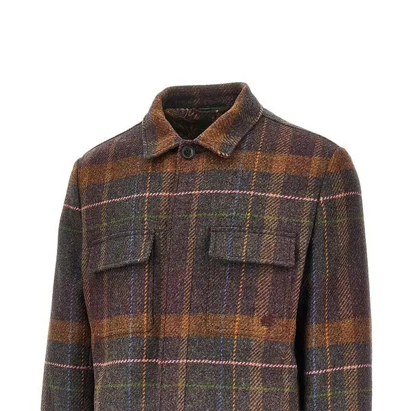Etro Cashere And Wool Overshirt An