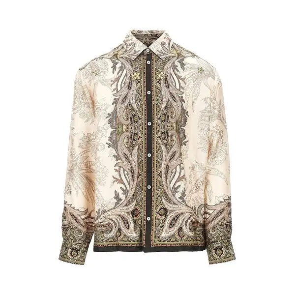 Etro Printed Silk Shirt An - Multicolor